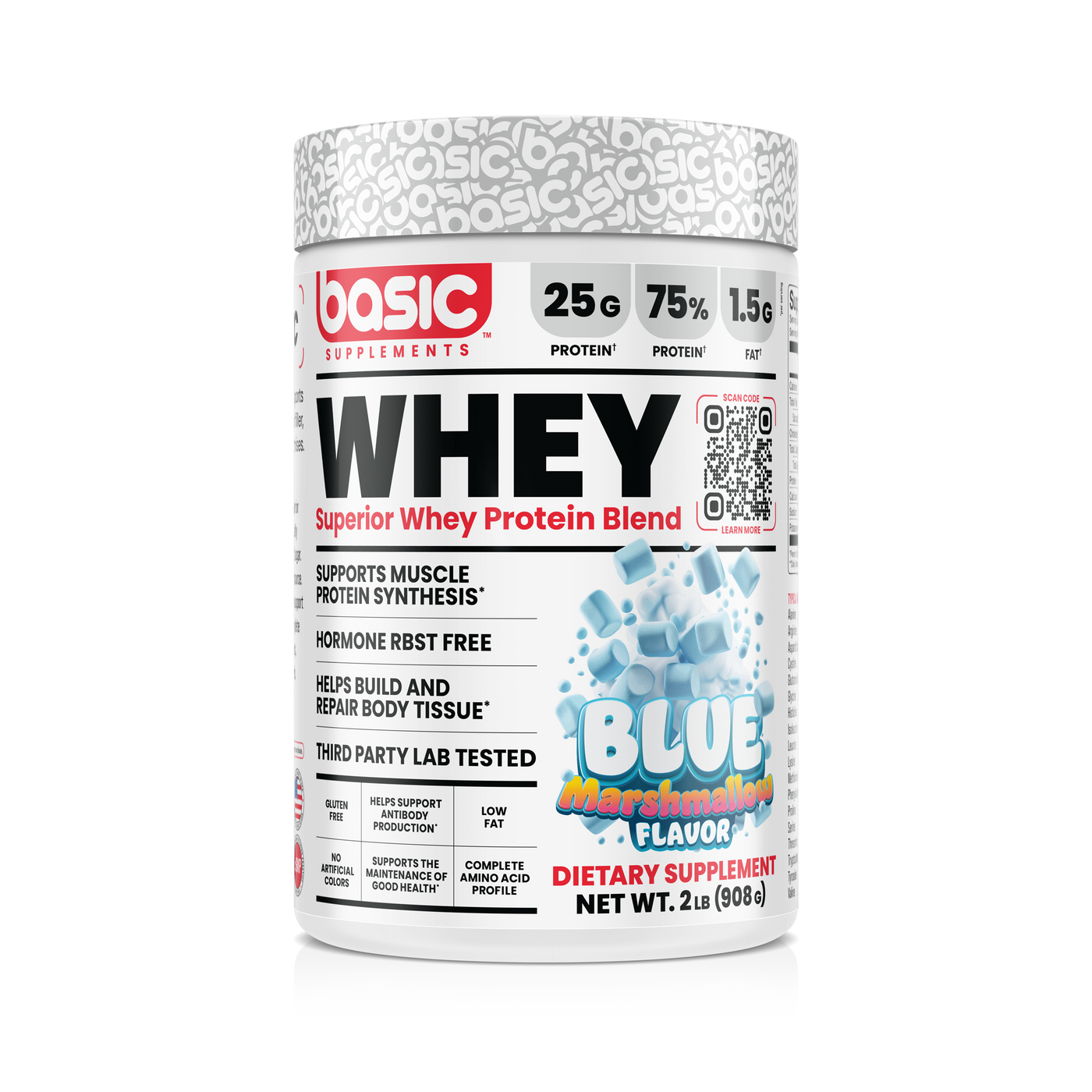Post Workout Supplement Blue Marshmallow Flavor | Basic Supplements