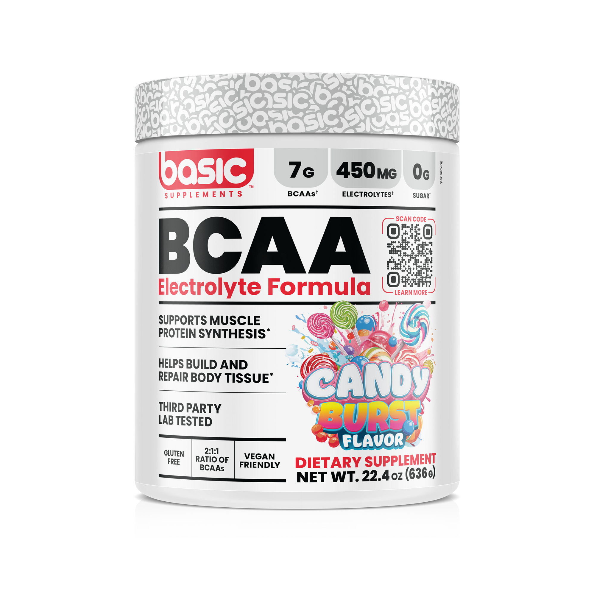 BCAA Supplement In Candy Burst Flavor | Basic Supplements