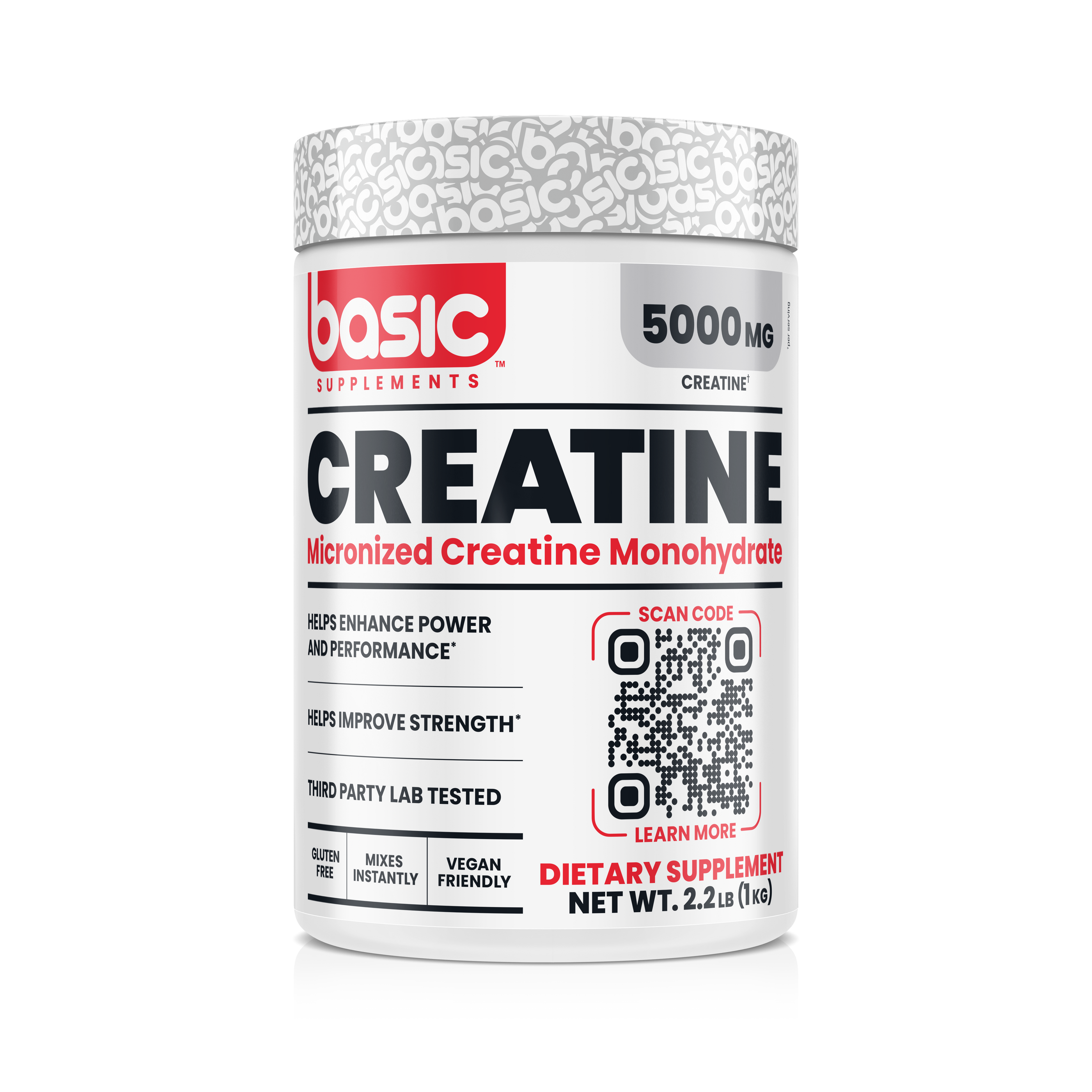Top Creatine Supplement for Energy & Strength | Basic Supplements